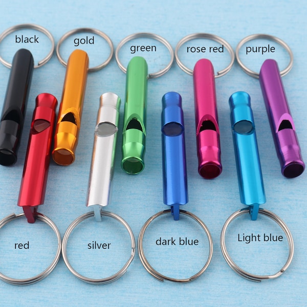 Safety Whistle Keychain - Etsy
