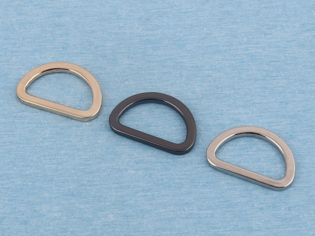 1" Metal D-rings,25mm Inner Metal D-ring Crown Metal Welded D Rings D ...