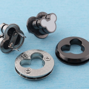 Alloy Twist Mickey Lock,30x21mm Mickey Turn Snap Purse Lock,metal Bag ...