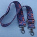 1.5" Custom Adjuster Bag Strap,38mm Width Blue Orange Geometric Pattern ...