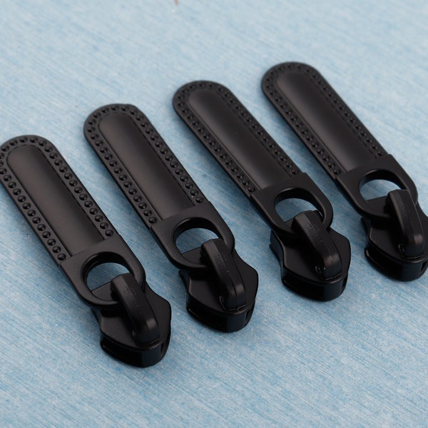 Leather Zipper Pull - Etsy