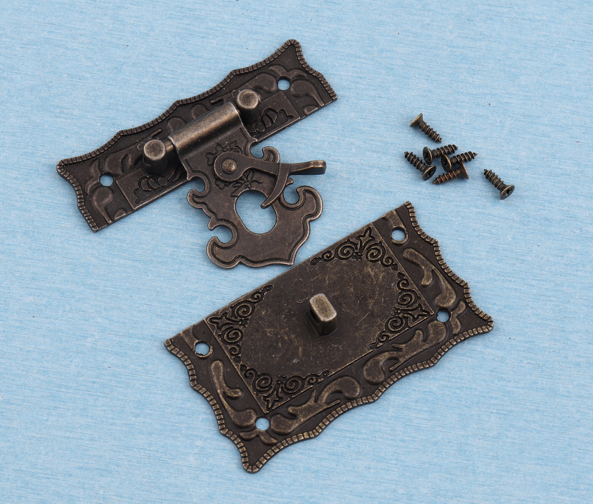 6656mm Antique Brass Wooden Box Lock Latch Jewelry Box - Etsy UK