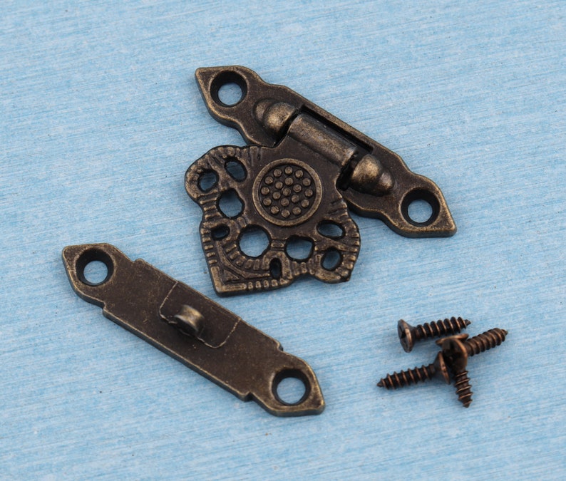 2717mm Antique Brass Wooden Box Lock Latch Jewelry Box | Etsy