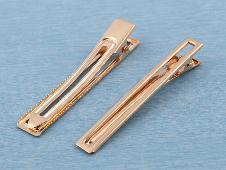 10-20 Pcs Light Gold Hair Alligator Clips Hair Accessory - Etsy