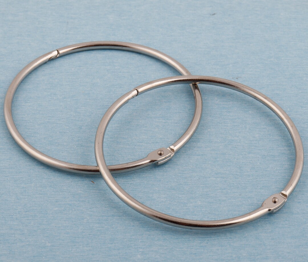 Silver Binding Ring,110mm Outer Metal Copper Book Binding Hinge Clasp O ...