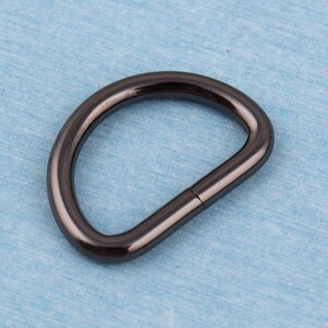 1" Metal D Ring,25mm Inner Metal D Ring Purse Ring Webbing Strap Ring ...