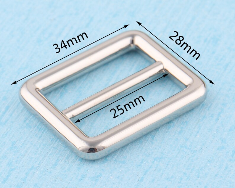 4-10pcs Metal Adjuster Slide Belt Buckle25mm1'' - Etsy