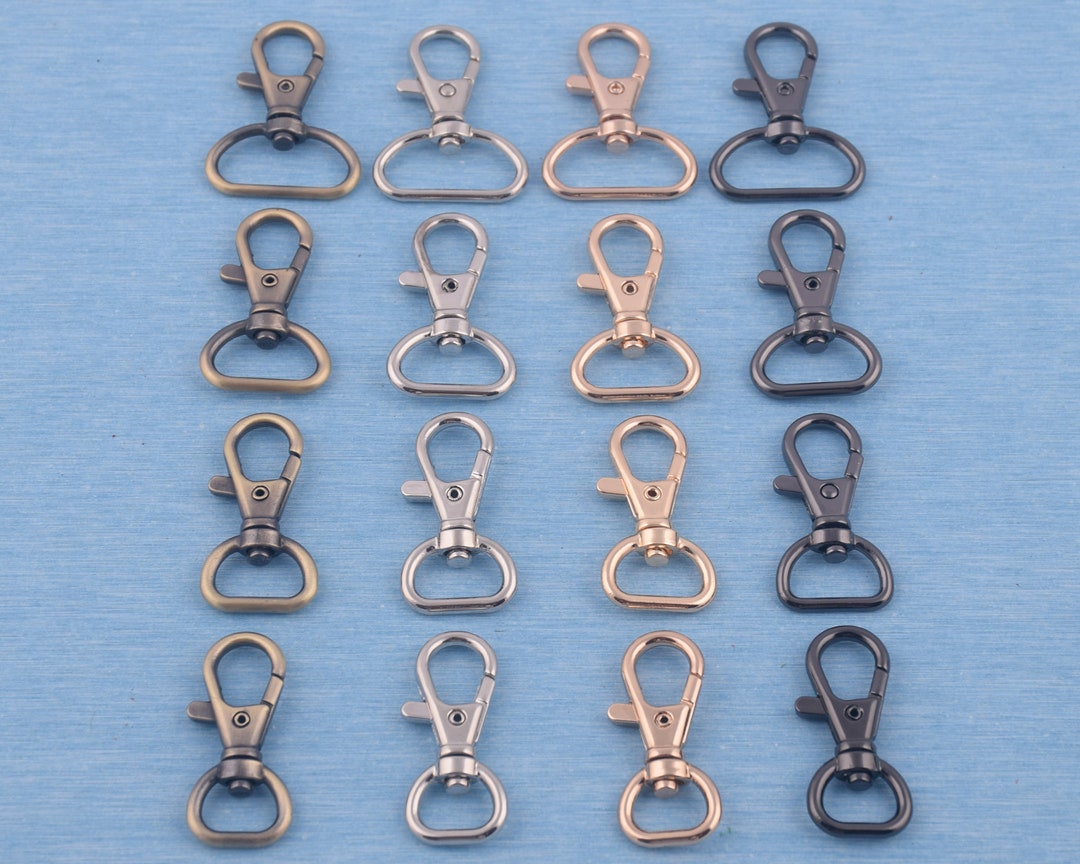 10pcs Metal Swivel Snap Clasp,13mm/16mm/19mm/25mm Inner Lobster Buckles ...