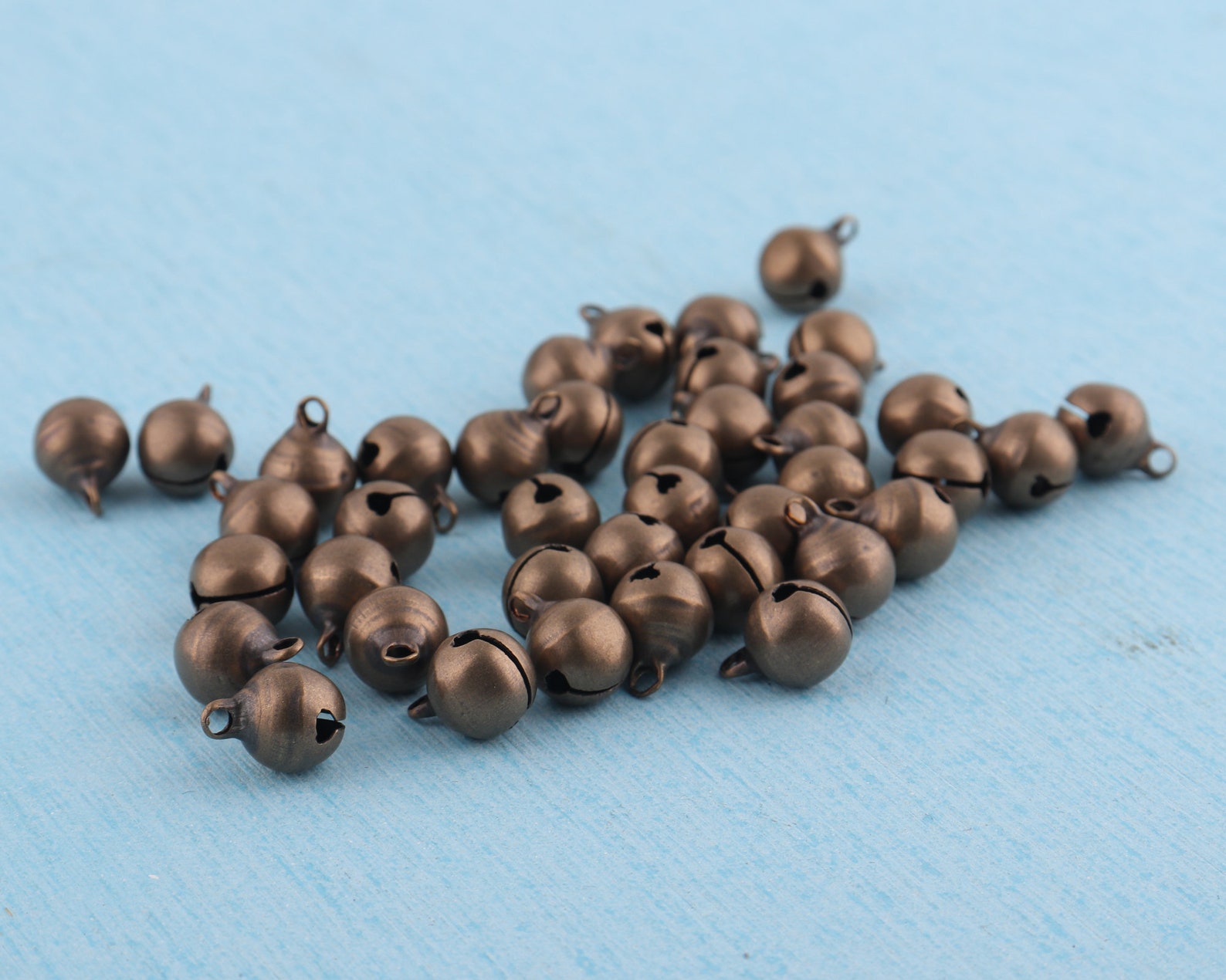 10mm Bronzed Small Bell Christmas Bell Small Decoration | Etsy