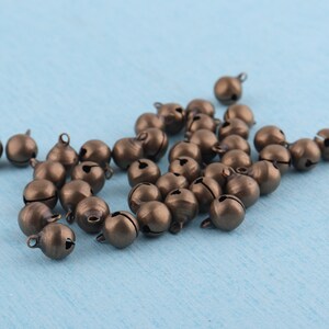 10mm Bronzed Small Bell Christmas Bell Small Decoration Pendant ...