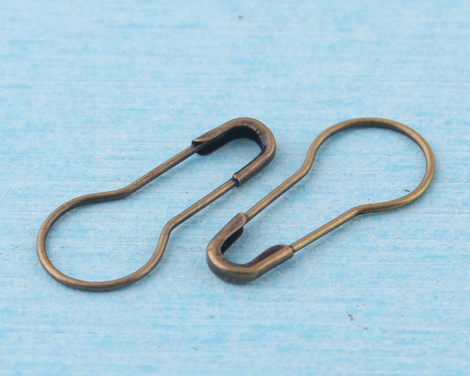 Rose Gold Brass Bulb Safety Pins1021mm Antique Brass Stitch - Etsy