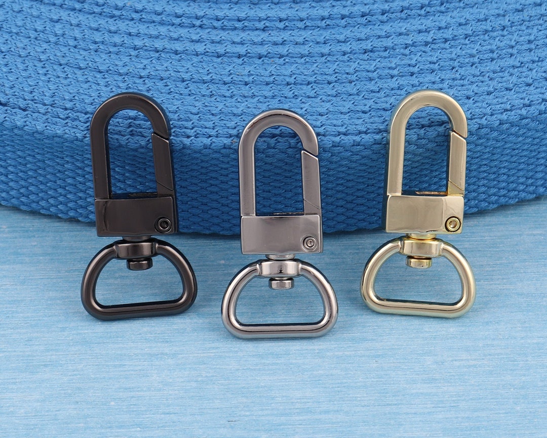 Swivel Clasp Snap Hooks: Metal Purse Chain Hardware (4 Pcs) - Etsy