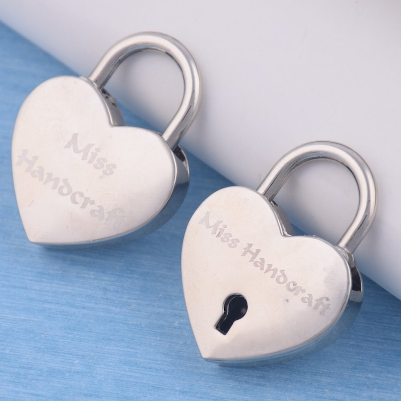 Heart Shaped Lock With Key - Etsy