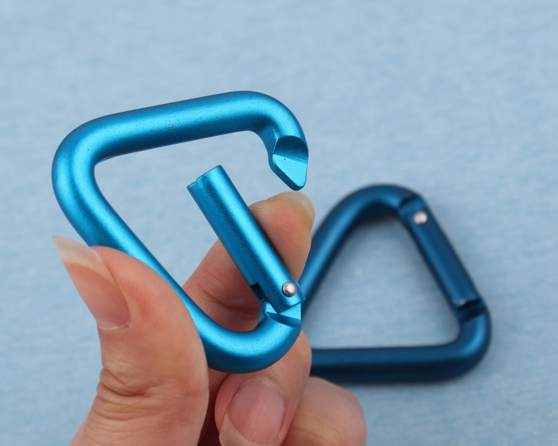 Aluminum Alloy Triangle Carabiner: 50mm Camp Snap Hook - Etsy