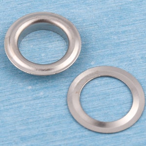 100pcs Metal Eyelet With Washer,8mm/13mm/15mm/19mm Outer Hole Round ...