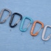 Custom D-shaped Carabiner Keychain: Personalized Camping & Travel - Etsy