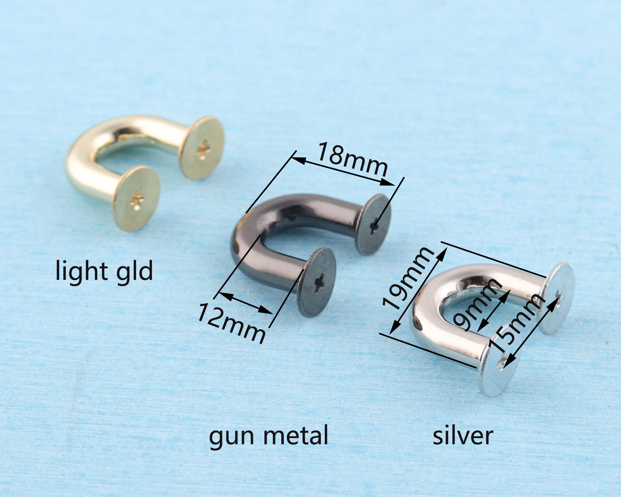 Metal Arch Bridge9mm Inner Gun Metal Half Round Bridge | Etsy