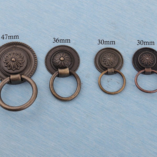 Ring Drawer Pulls - Etsy
