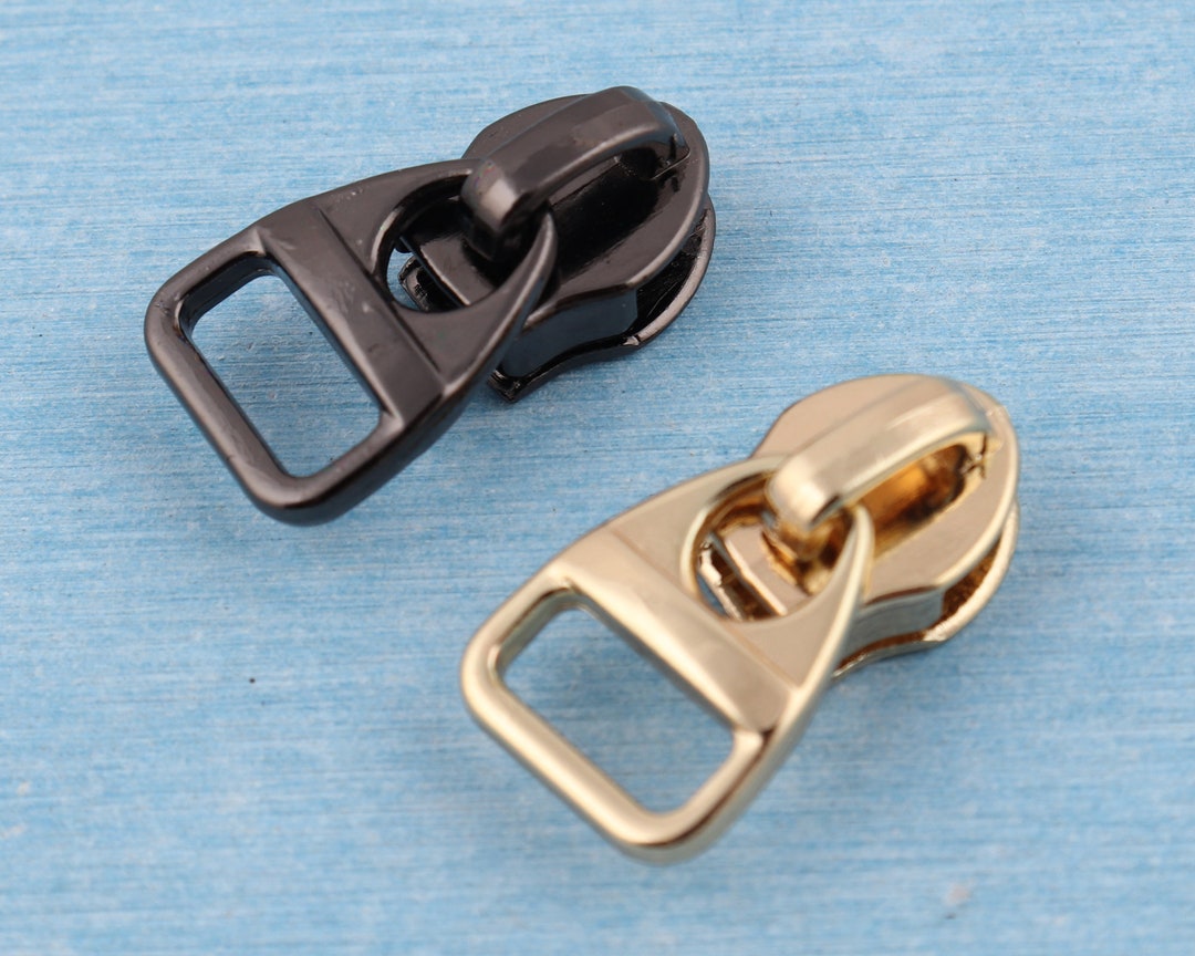 2-5-10 Pcs Head Zipper Slider Puller23mm Metal Zipper - Etsy