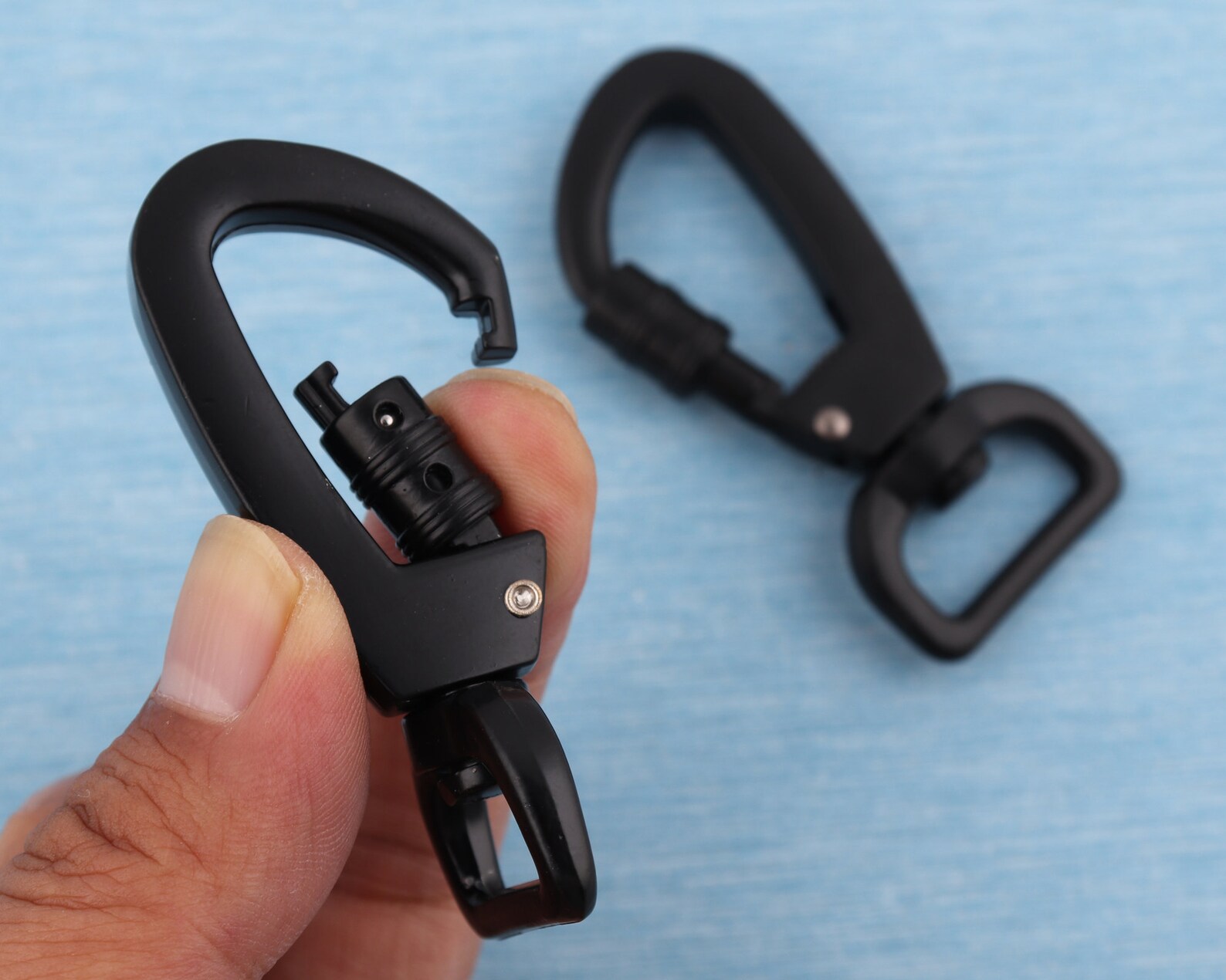 Matte Black Swivel Hook20mm Inner Metal Swivel Snap Clasp - Etsy