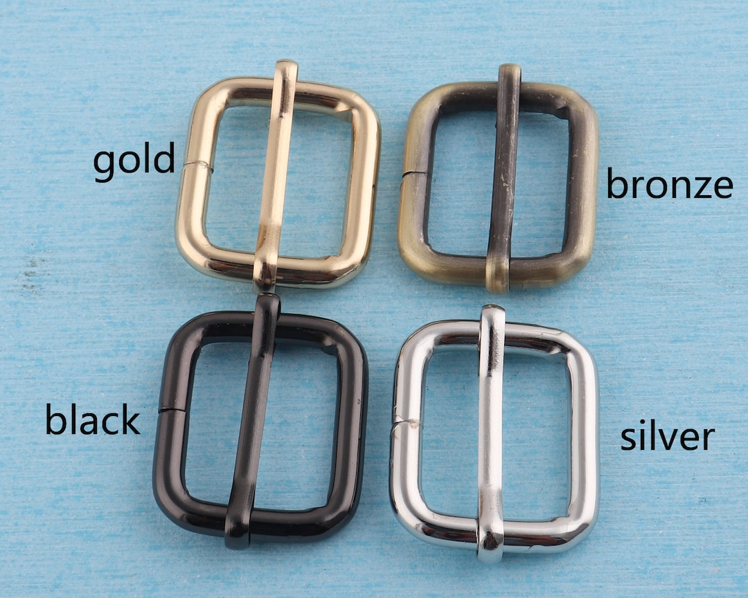 Metal Adjuster Slide Buckle (25mm): Bag Strap Hardware, 6-10pcs - Etsy