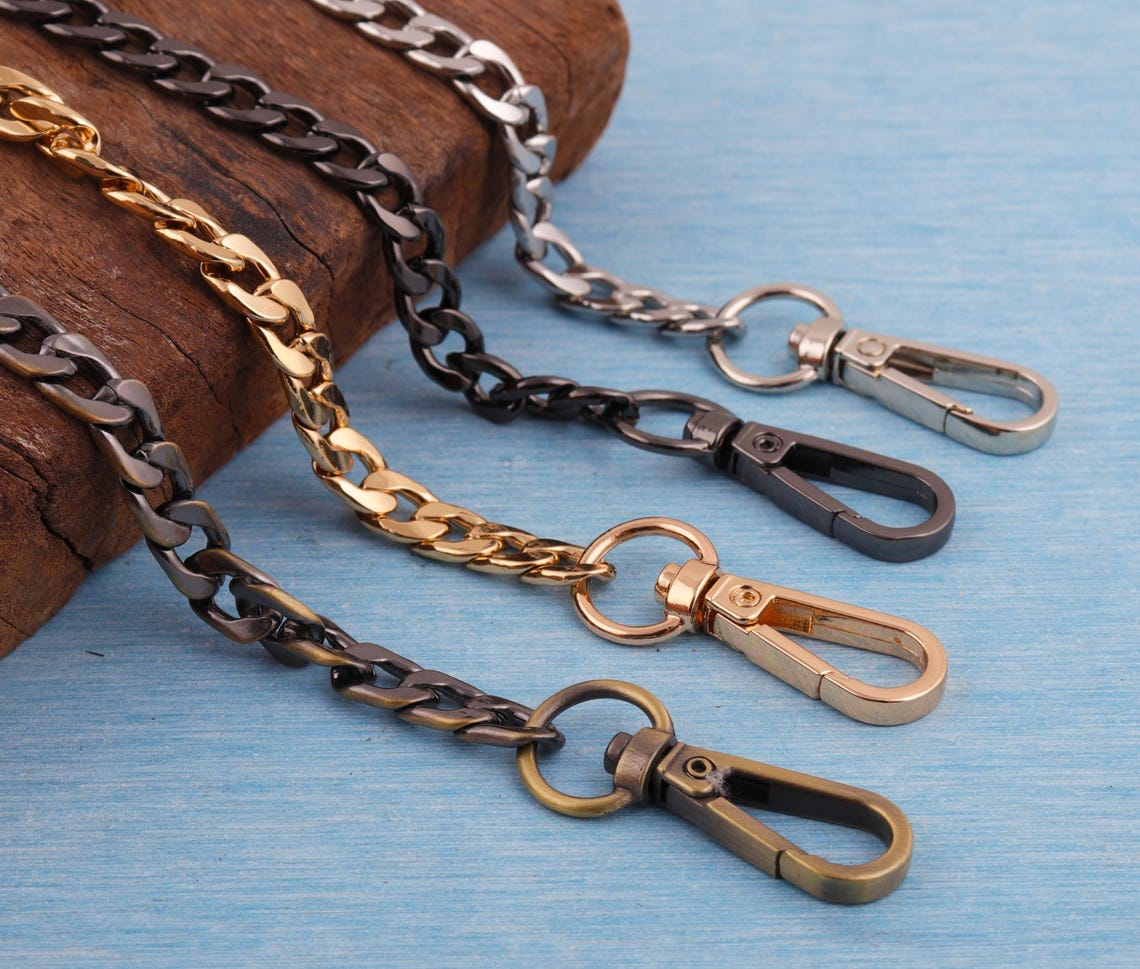 Metal Bag Chain Strap: 120cm Handbag Purse Chain With Swivel Clasps - Etsy