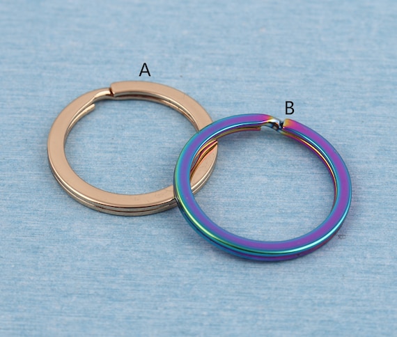 Rainbow Double Split Ring30mm Round Connector Ring Linking - Etsy