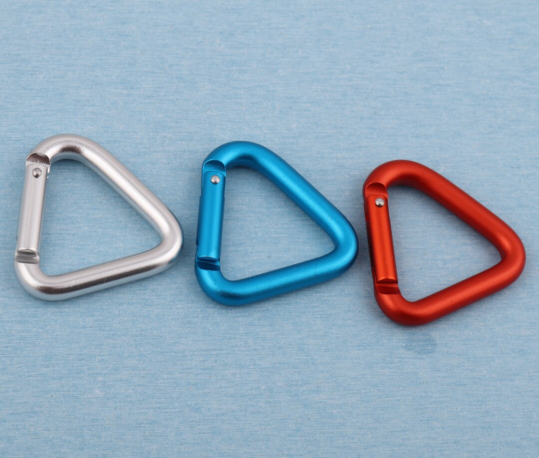 Aluminium Alloy Triangle Carabiner Camp Snap Hook, 36mm Inner Metal ...