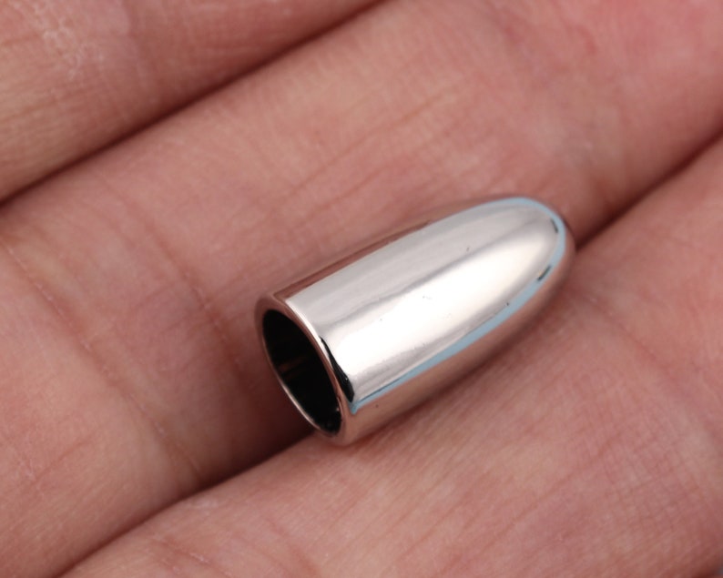 6mm Inner Metal End Cone Cap,1/4" Bullet Tassel Cap End Stopper,blunt ...