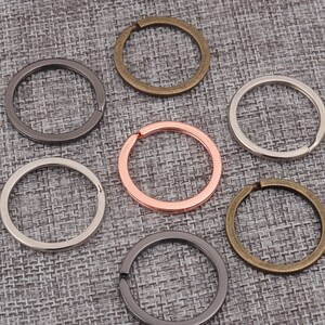 Rose Gold Double Split Ring,30mm Round Connector Ring Linking Ring ...