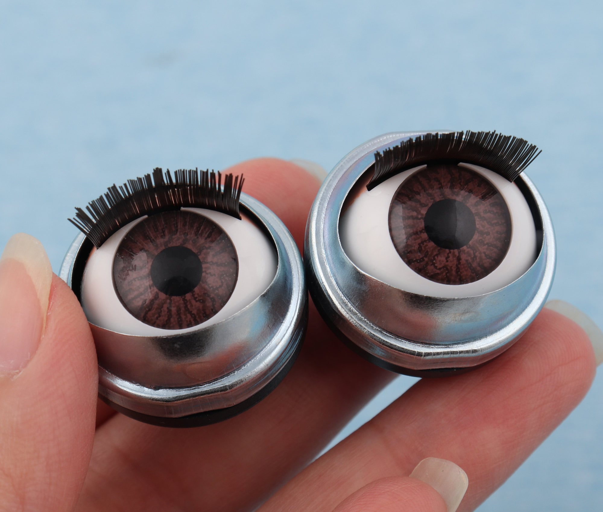25mm Blinking Doll Eyes: Round Toy Safety Eyes, DIY Craft - Etsy