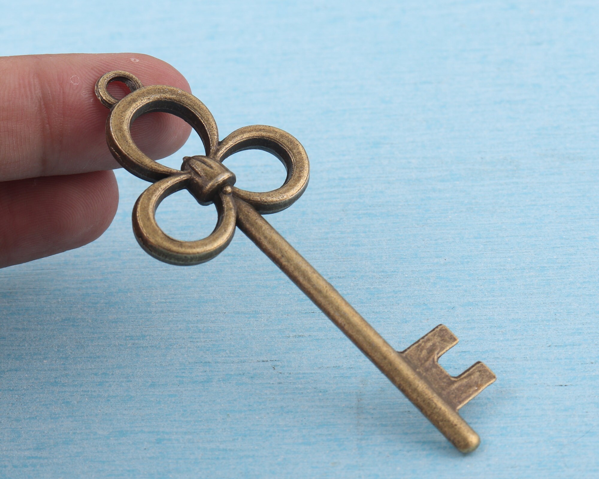 A Set of 6 Keys Multiple Styles Creative Retro Bronze | Etsy