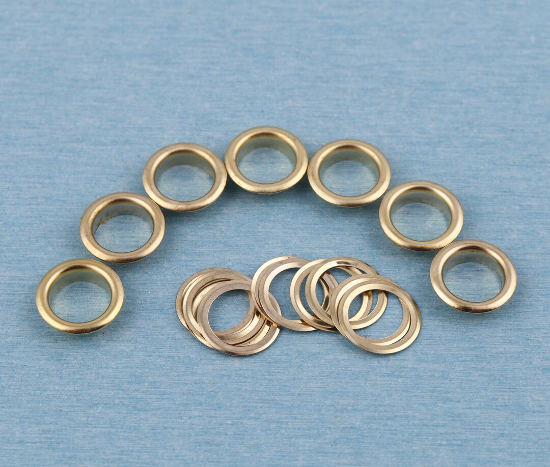 Gold Metal Eyelets With Washers: 10mm DIY Sewing Grommets - Etsy