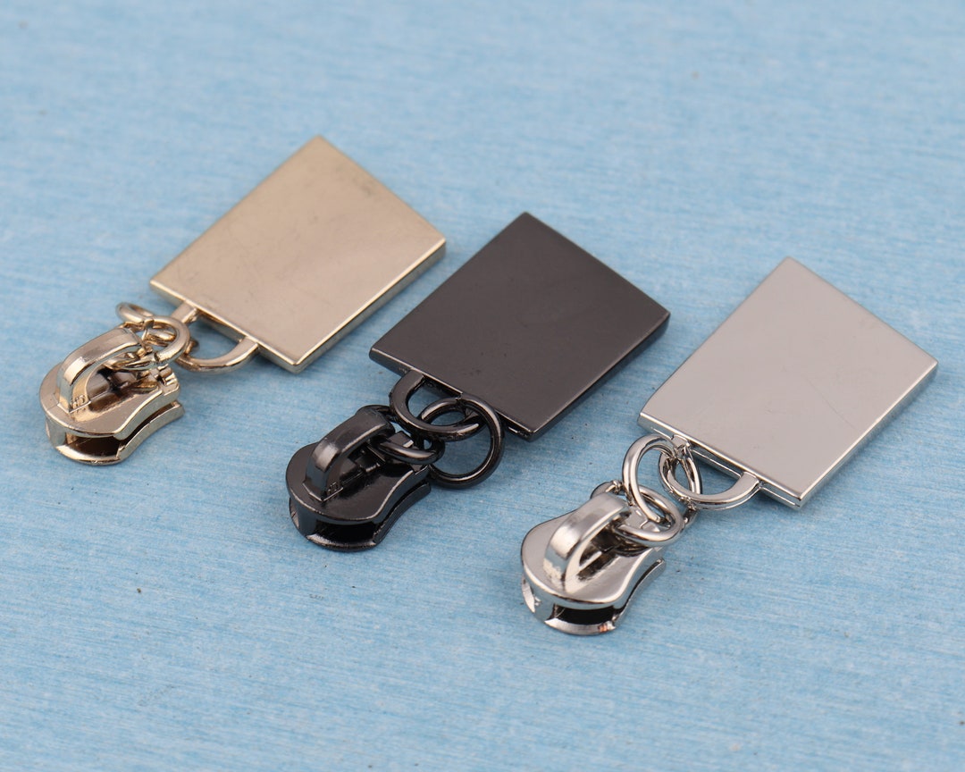 Custom Head Zipper Slider Puller (can Be Engrave by Laser ) Purse ...