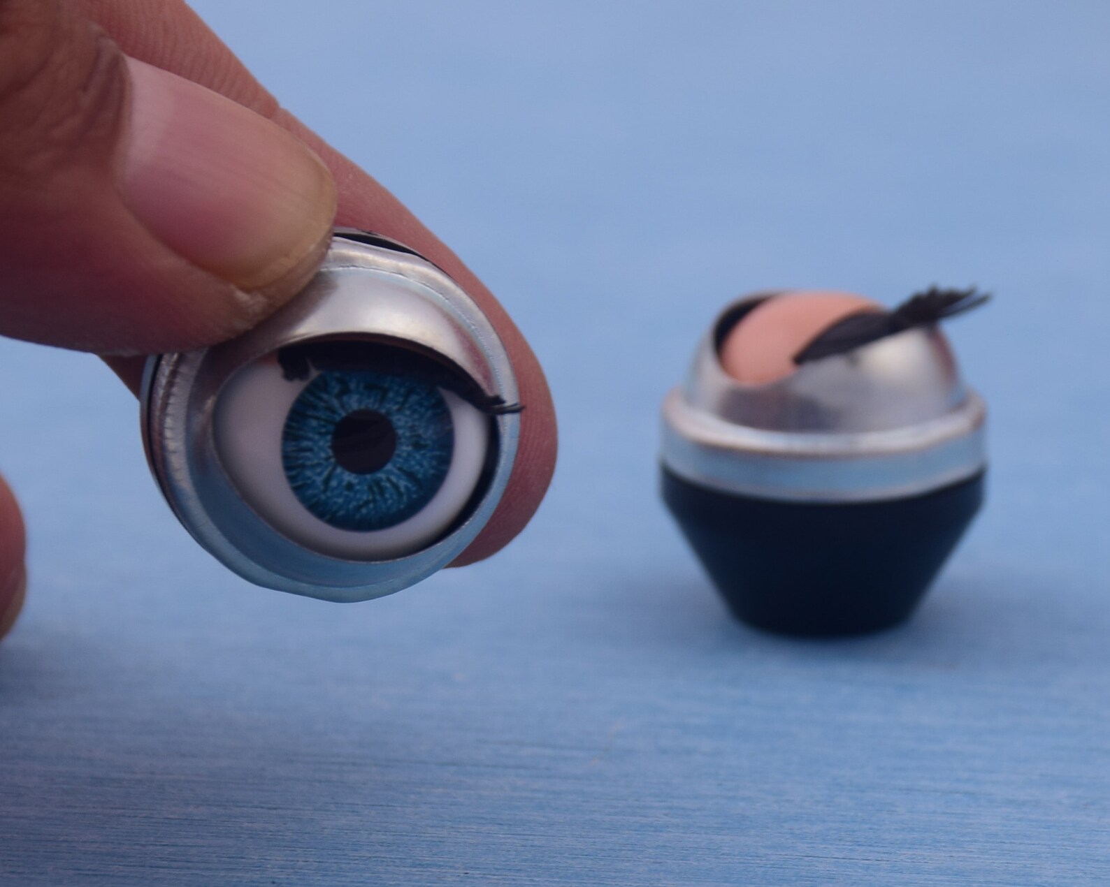 Blue Doll's Eyes20mm Toy Safety Eyesround Circle Iron - Etsy