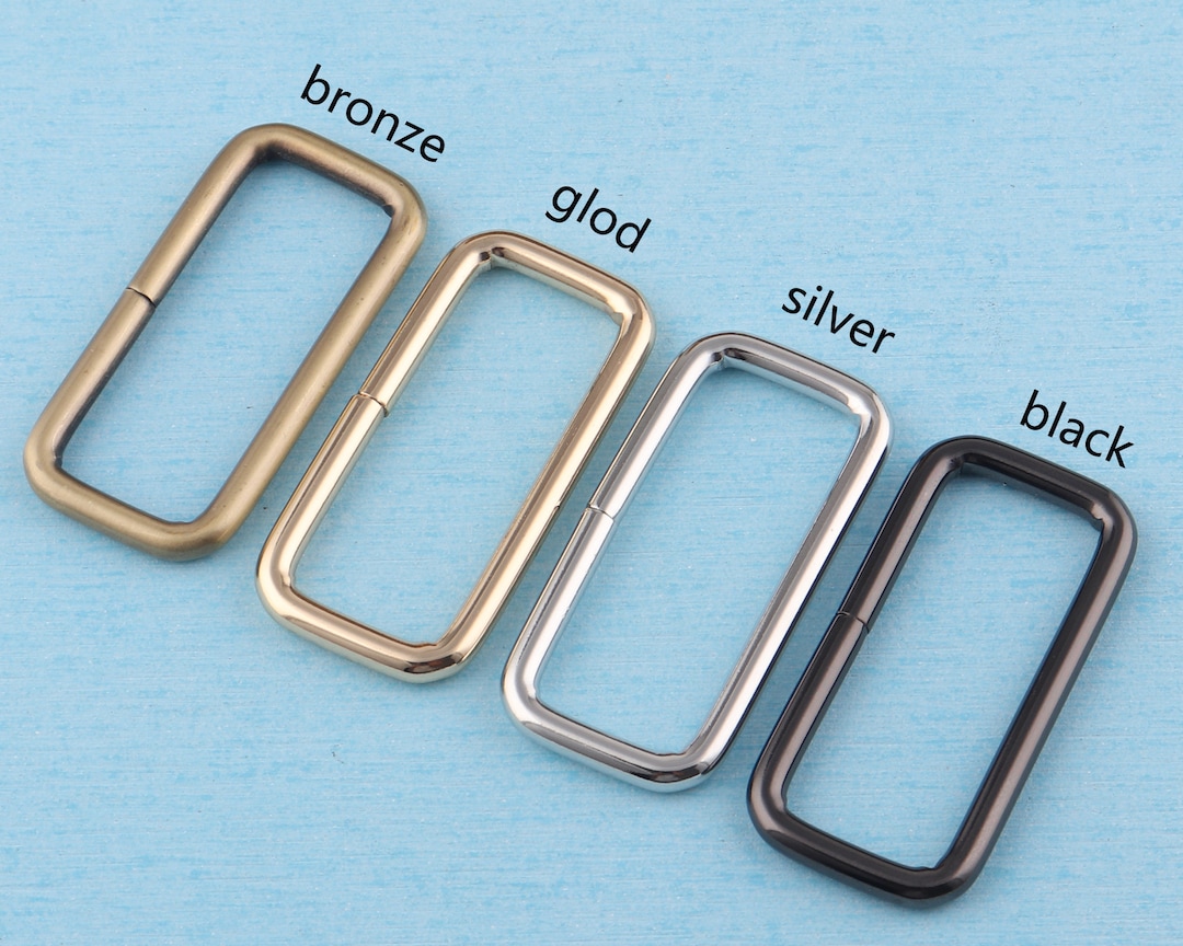 4-10pcs 2"(50mm) Metal Rectangle Belt Buckle,non-welded Rectangular ...