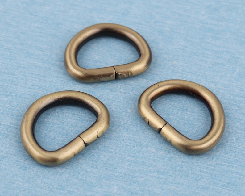 21mm Gun Black Metal D Ring, Non Welded Bag Strap Hardware - Etsy