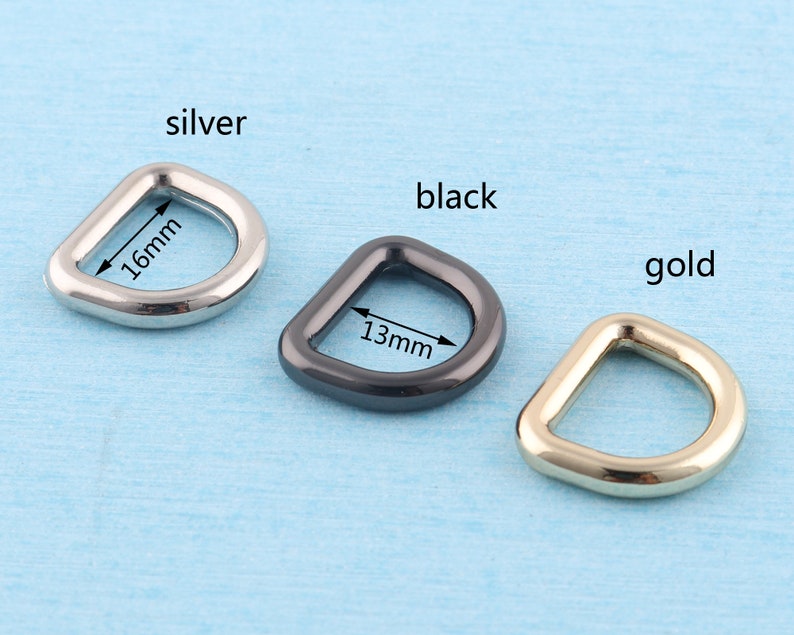 5/8 metal D Ring 16mm Alloy Seamless D Ring - Etsy