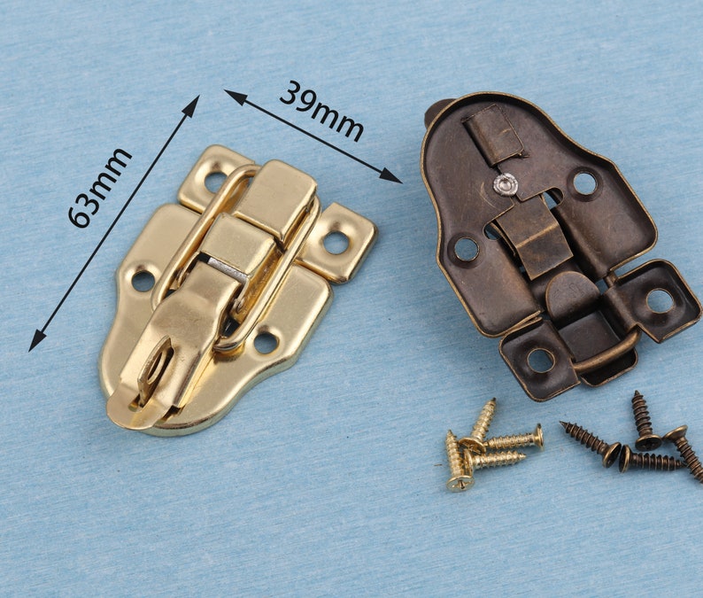 6339mm Wooden Box Luggage Lock Latch Large Ancient Box Rustic - Etsy