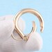 4-10pcs 1 Spring O Ring With Loop,25mm Metal Round Snap Hook, Circle ...