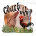 Cluck off Chicken Rooster Farm Sublimation Design PNG, Craft, Clip Art ...