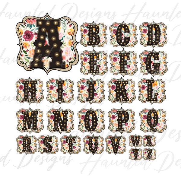 Shabby Chic Letters - Etsy