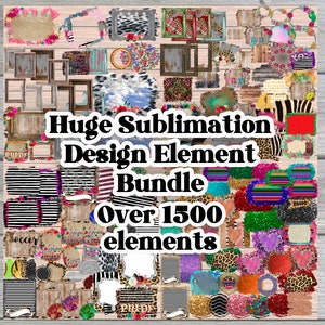 HUGE Sublimation Design Element Bundle PNG, Instant Digital Download - Etsy