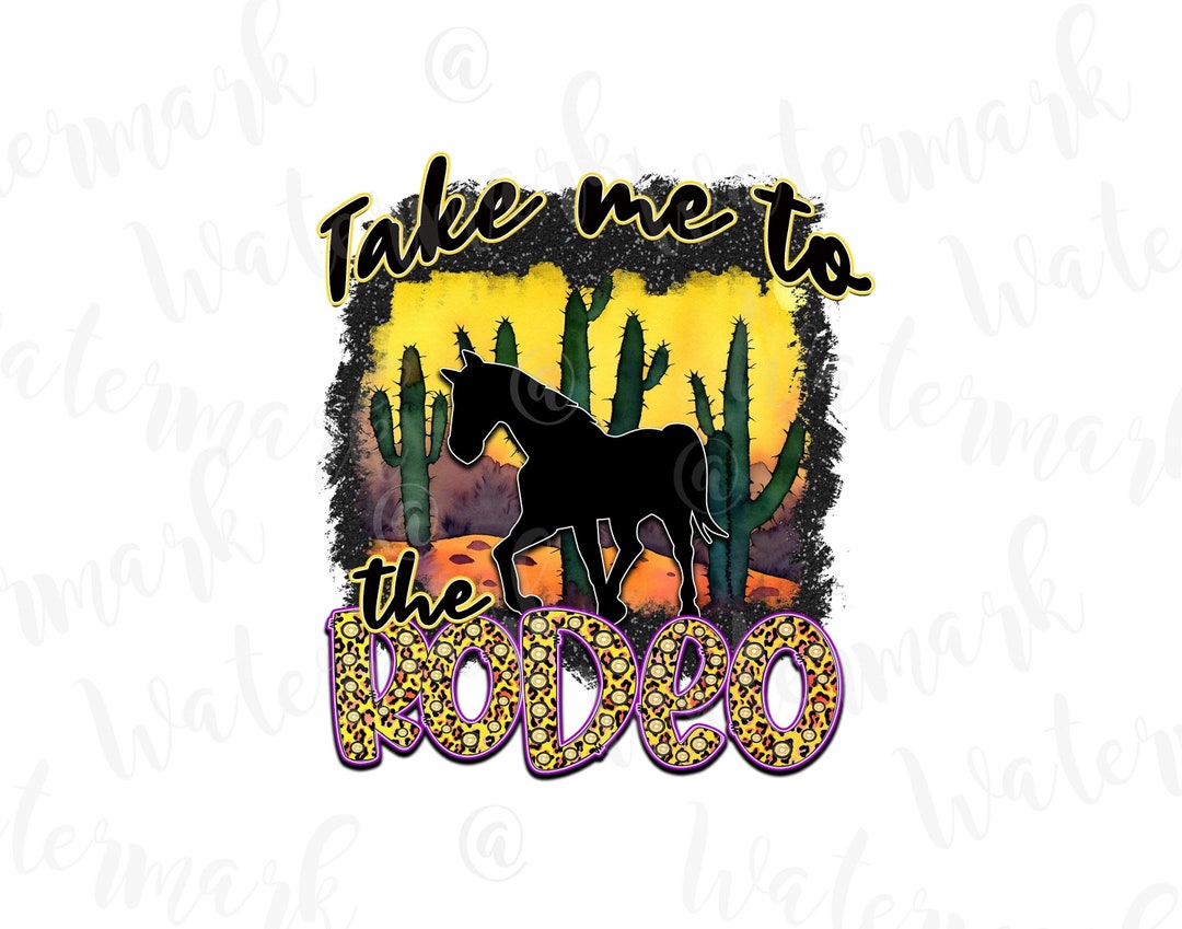 Rodeo Cactus Horse Marquee Sublimation Design PNG, Craft, Clip Art ...