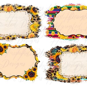 HUGE Clip Art Design Bundle Sunflower Leopard Serape Marquee Alphabet ...