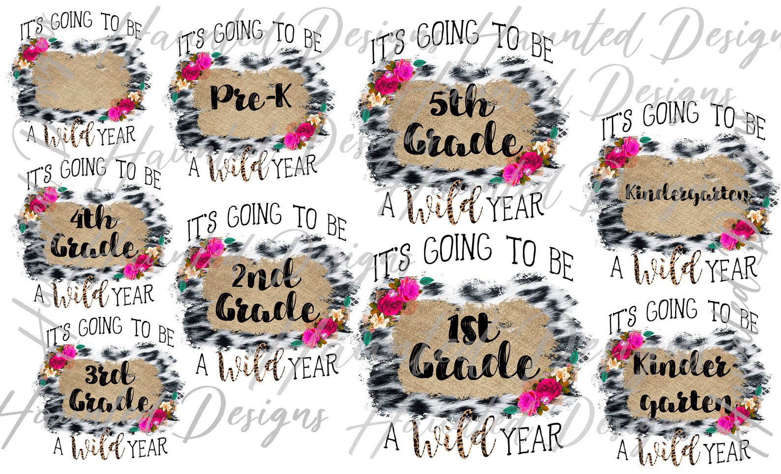 Back to School Design Bundle Sublimation Pre-k-5th Grade | Etsy