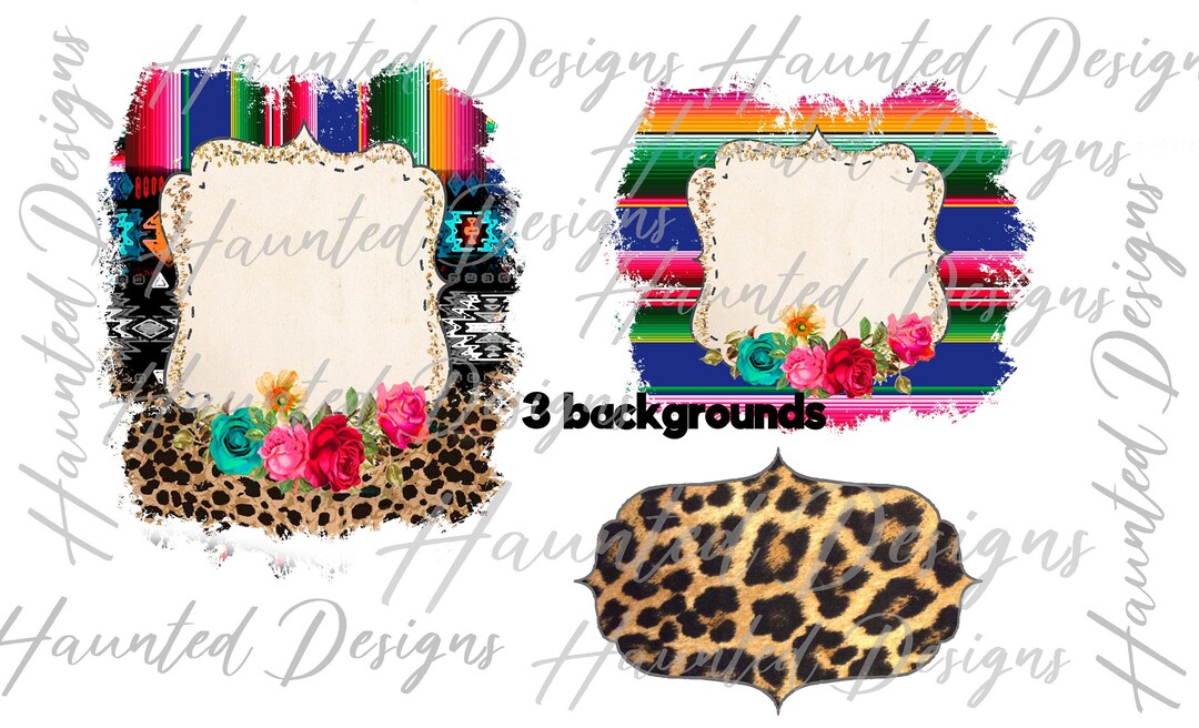 Leopard Serape PNG Backgrounds, Glitter Splashes (digital Download) - Etsy