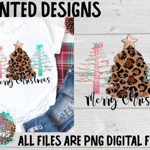 Christmas Tree Leopard Sublimation Design PNG Clipart Craft, Digital ...