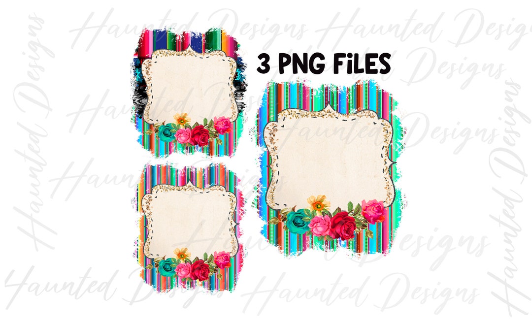 Serape Background Splashes Frame PNG, Craft, Clip Art Design, Instant ...