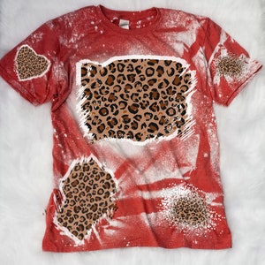 Cheetah Leopard Bleach Effect Splat Background Bundle Sublimation ...